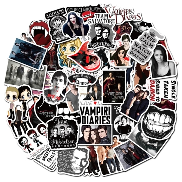 The Vampire Diaries | Accents | 5 Vampire Diaries Stickers | Poshmark